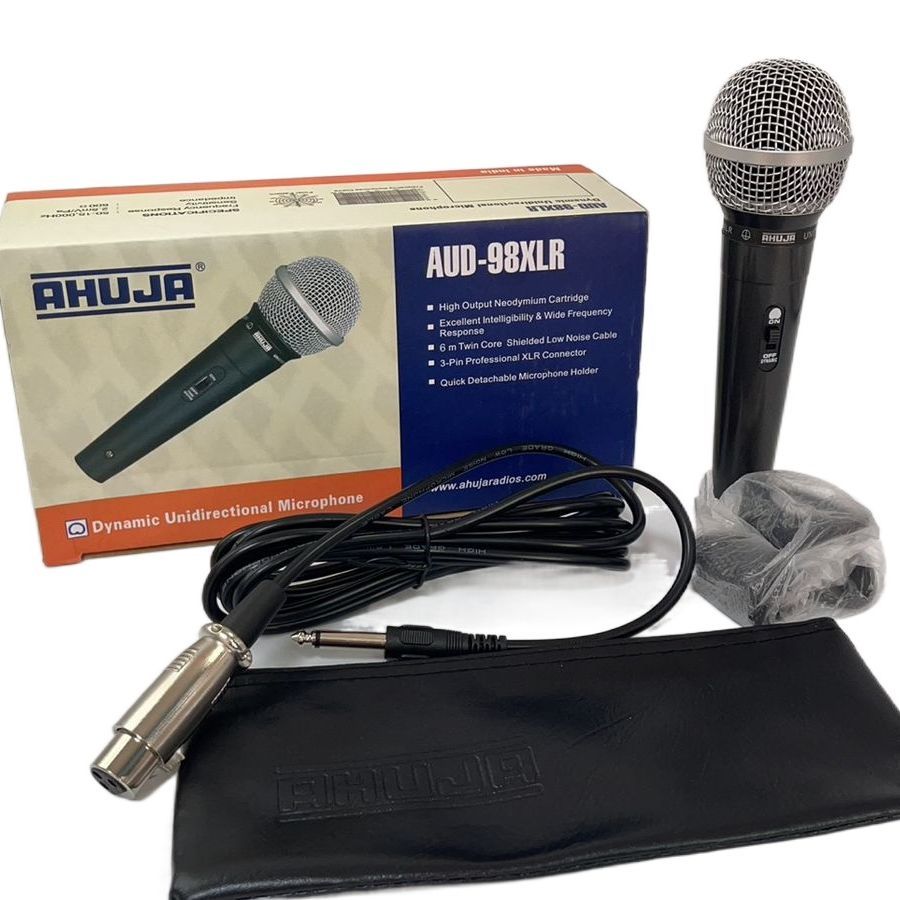 Ahuja 98XLR Dynamic Wired Microphone / MIC | Daraz.lk