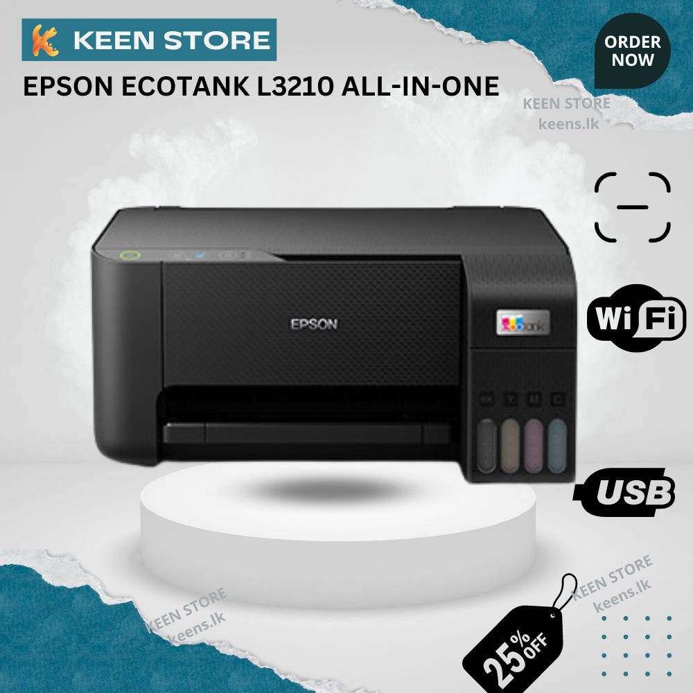 EPSON ECOTANK L3210 ALL-IN-ONE INK TANK PRINTER | Daraz.lk