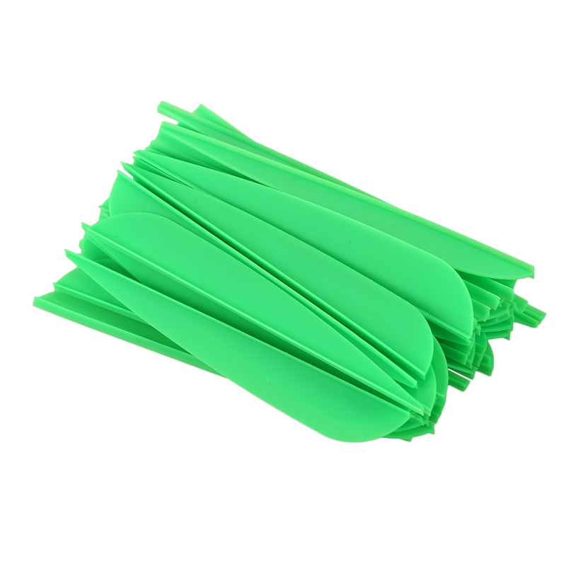 Arrows Vanes 4 Inch Plastic Fletching for DIY Archery Arrows 100 Pack ...