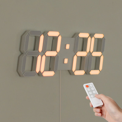 3D LED Digital Wall Clock 719262 | Daraz.lk