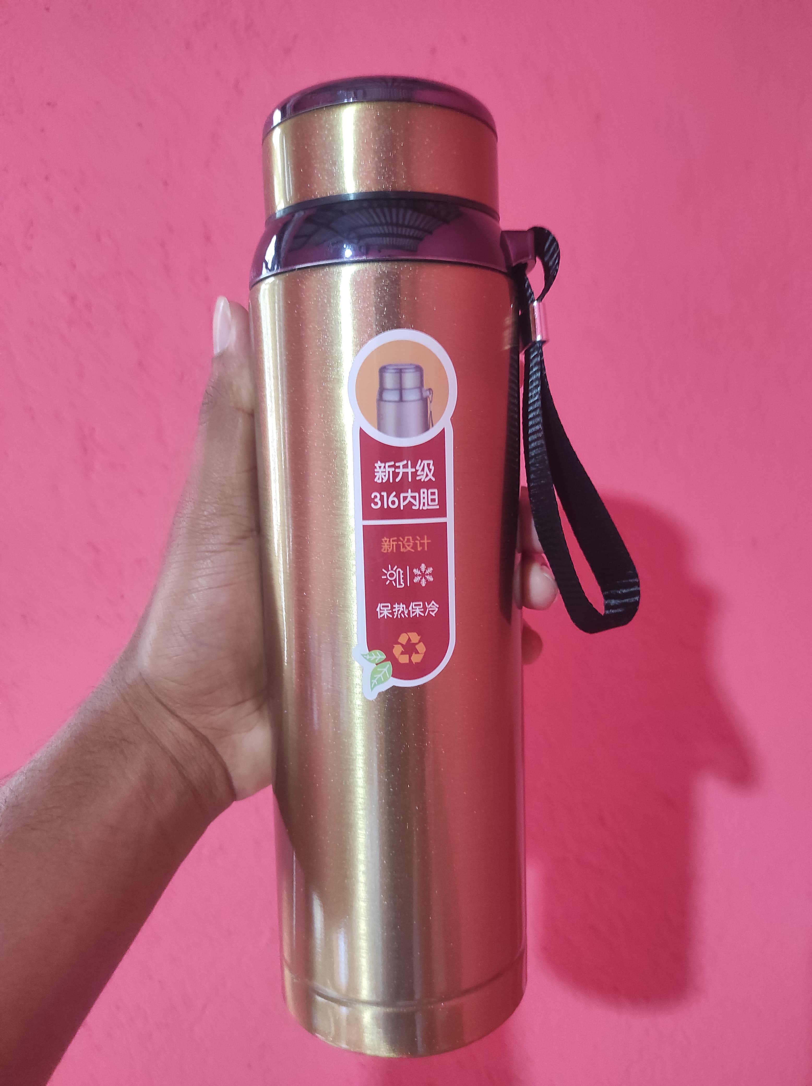 Vacuum Thermo Flask Stainless Steel 1000ML | Daraz.lk