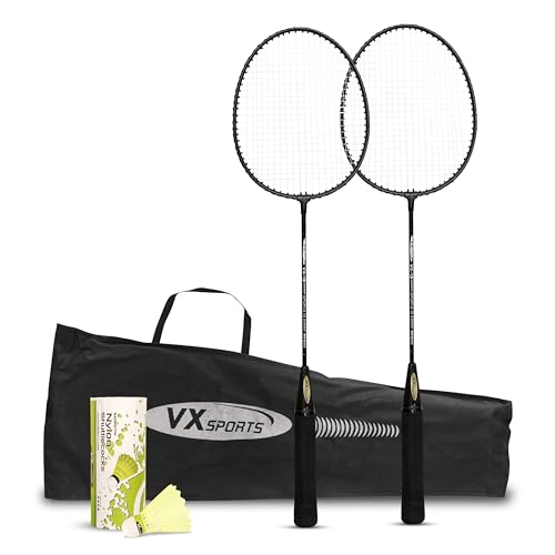 Vector X VX-15 Graphite Frame Badminton Racquet with Shuttle for ...
