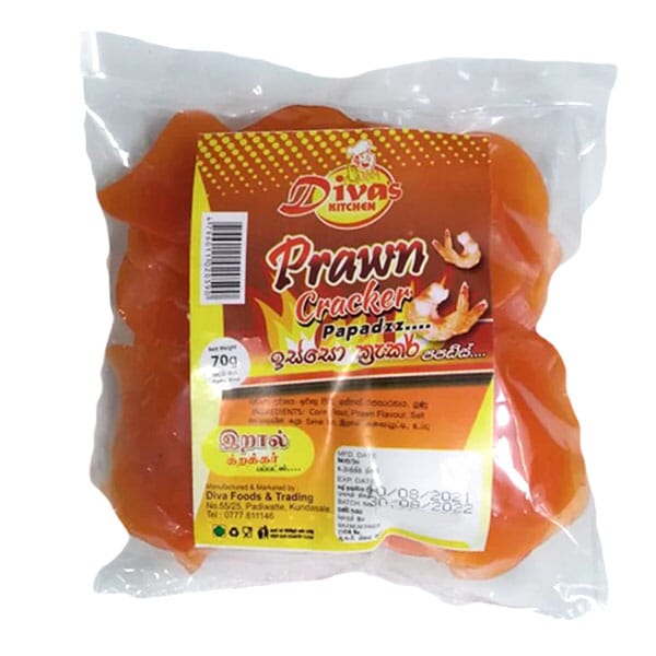 Diva's Kitchen Prawn Cracker Papads 70g | Daraz.lk