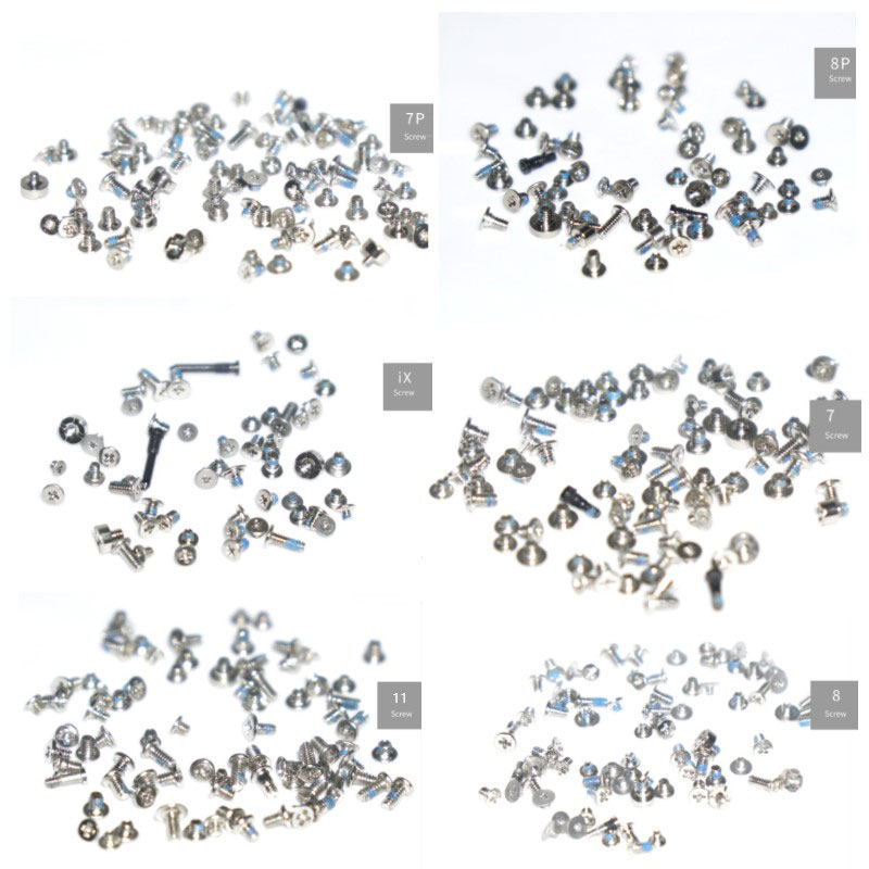 Full Set Screw with 2 Bottom Dock for iPhone X 7 8 plus Screws Repair ...