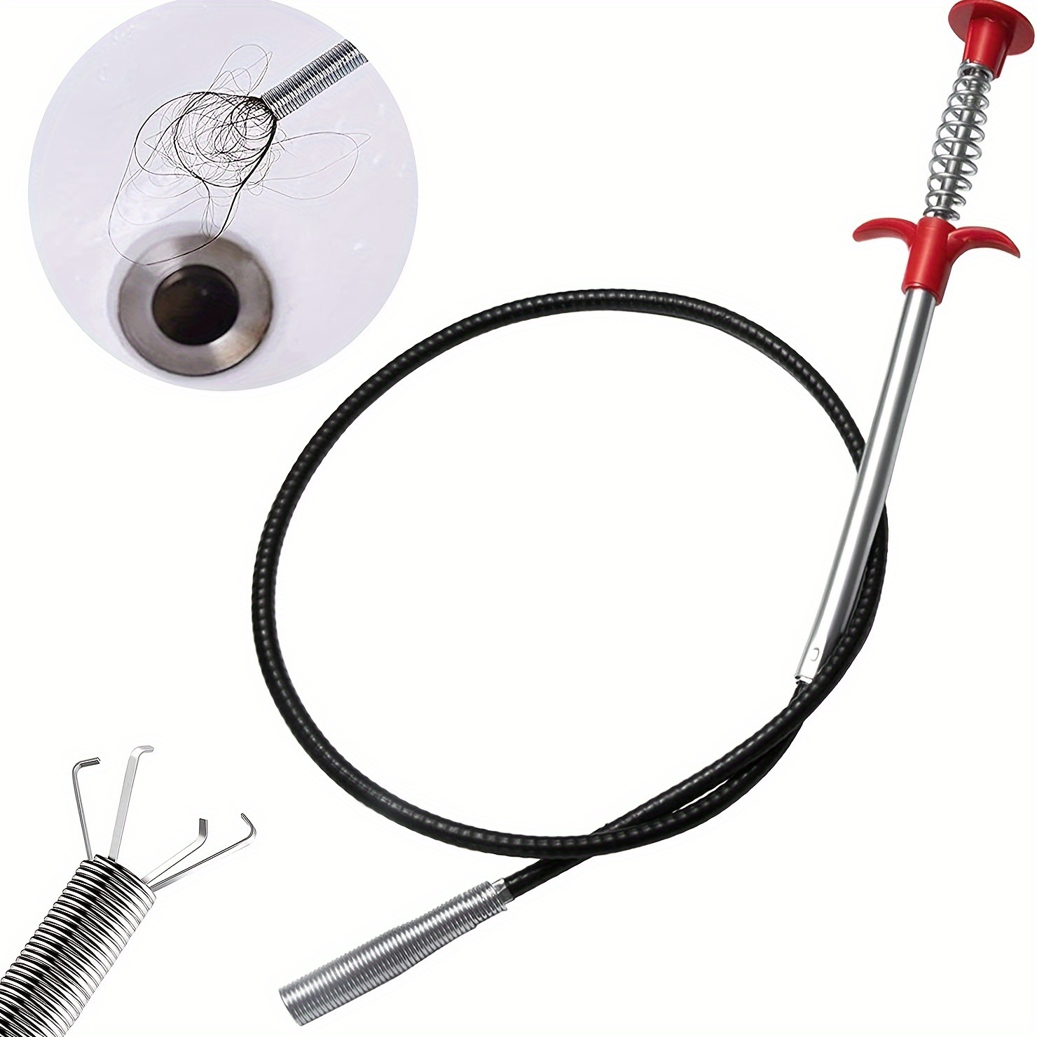 Flexible Grabberable Pickup Tool, Retractable Claw Stick, Snake & Cable ...