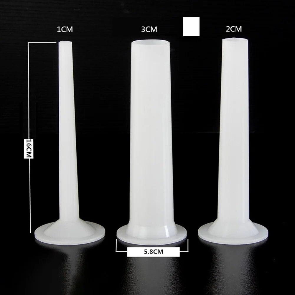 3 /Set Meat Nozzles For Grinder Meat Filling Funnel Meat Sausage Casing ...