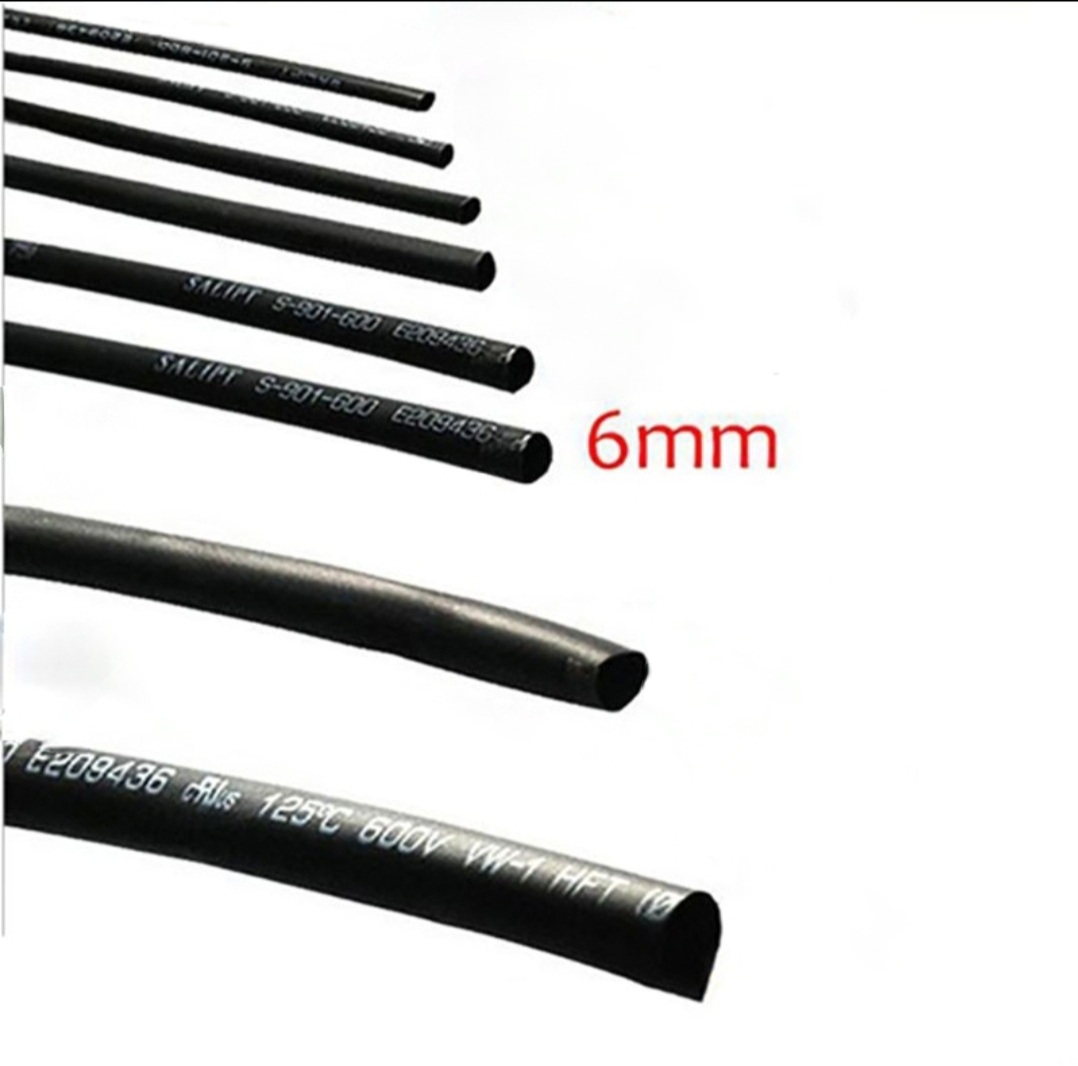 Heat Shrink insulating tube for cable wire sleeve 2mm to 10mm, 5 meter ...