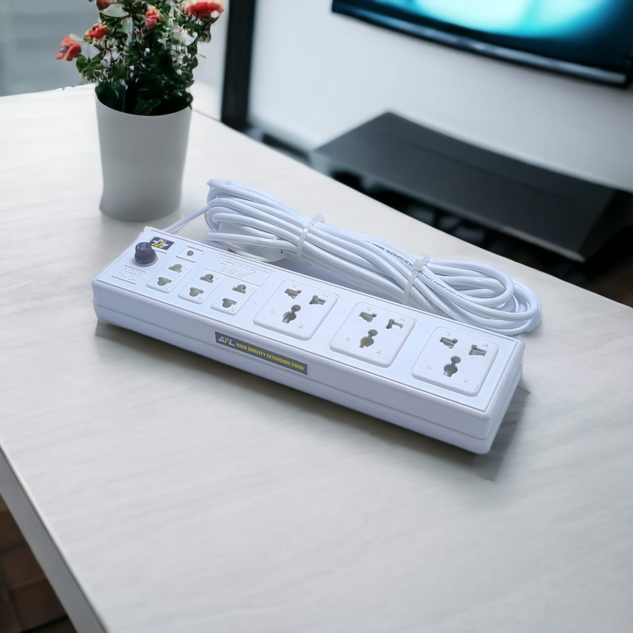 High QExtension Wire cord 2 to 10m Multi Plug wire Code (5A)/wire 1200w ...