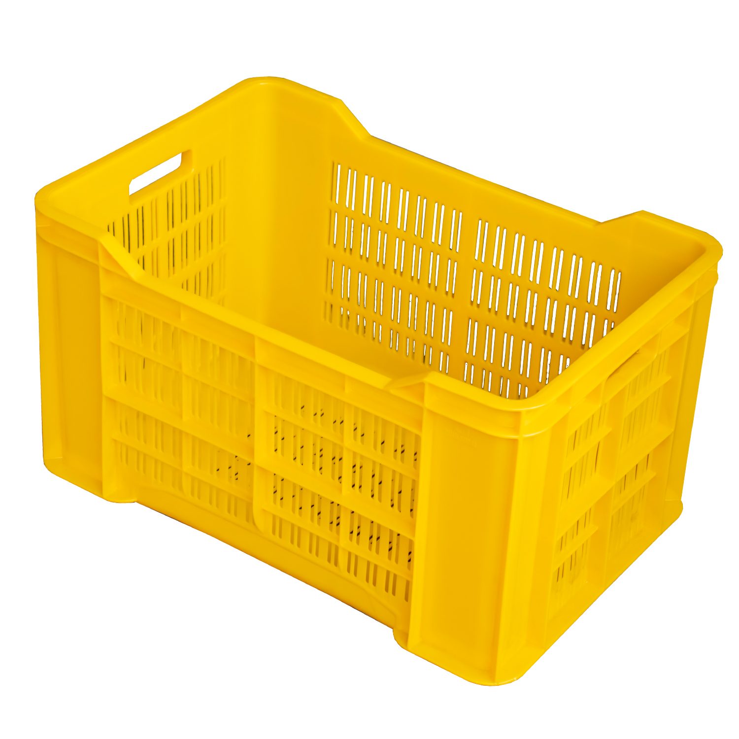 Food Grade Plastic Crate (Meshed) with 44 LTR Storage Capacity and 25 ...