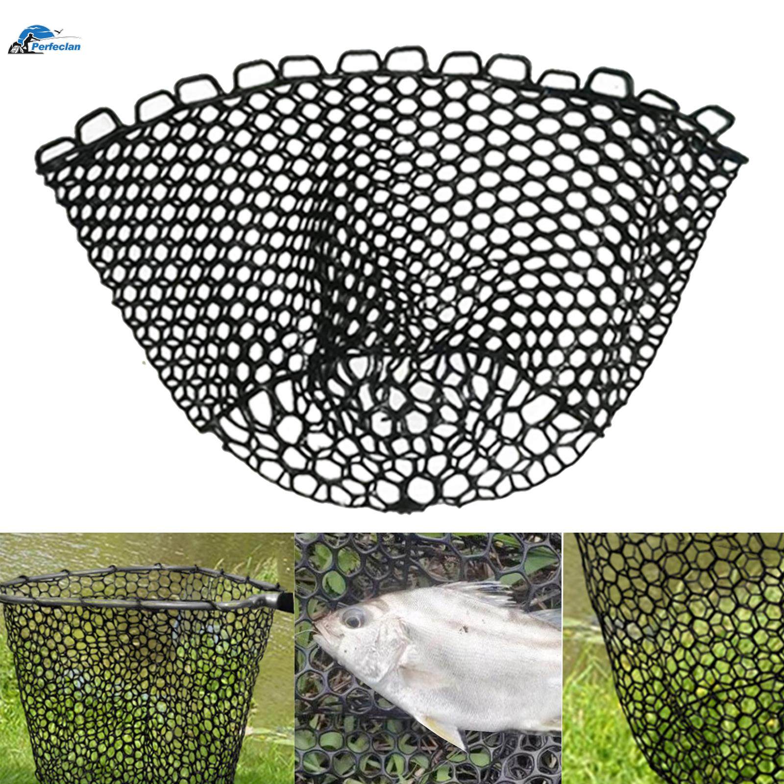 Silicone Fishing Mesh Net Fishing Landing Net 110cmx30cm | Daraz.lk