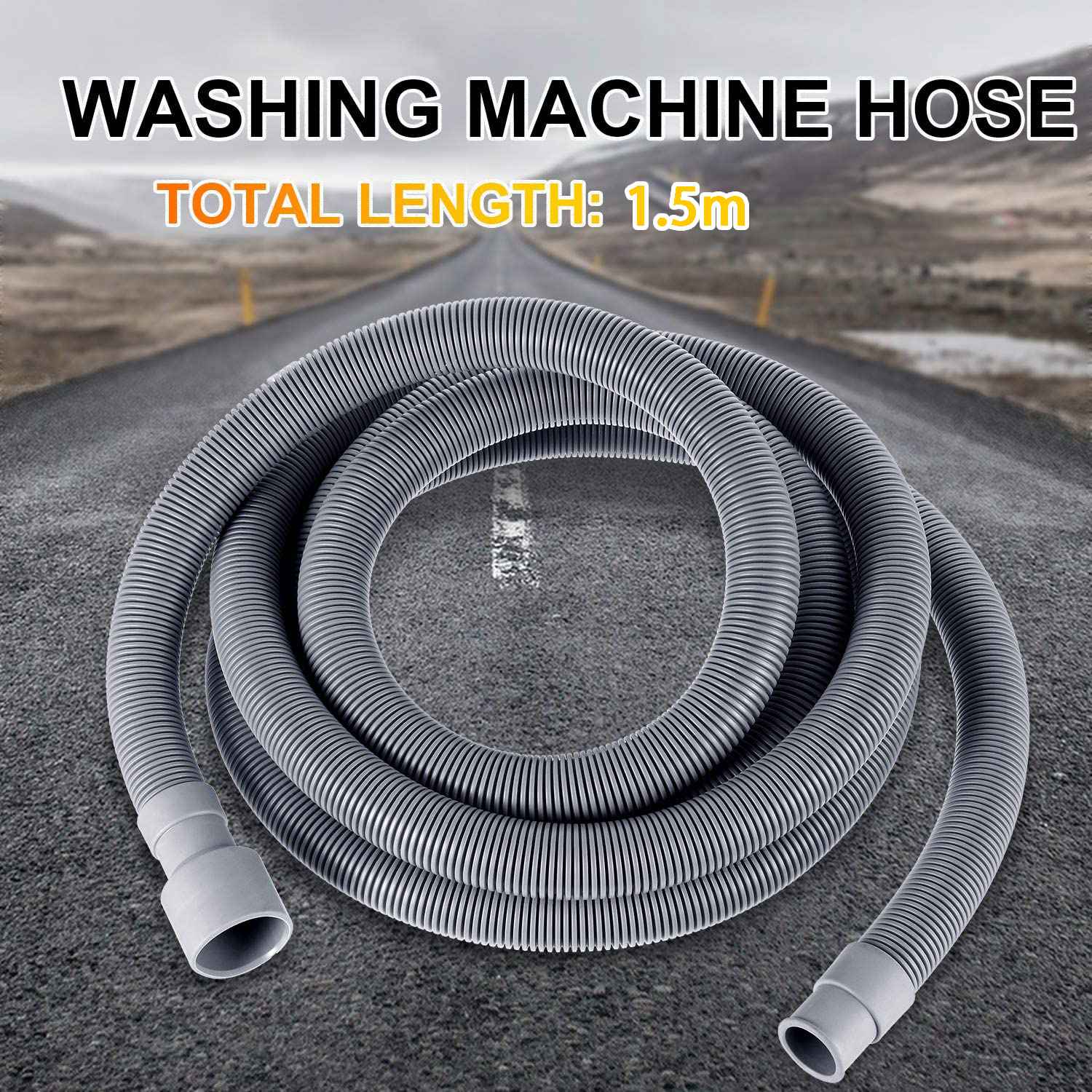 Automatic Drum Washing Machine Drain Pipe Drain Hose Fittings, 1.5 ...