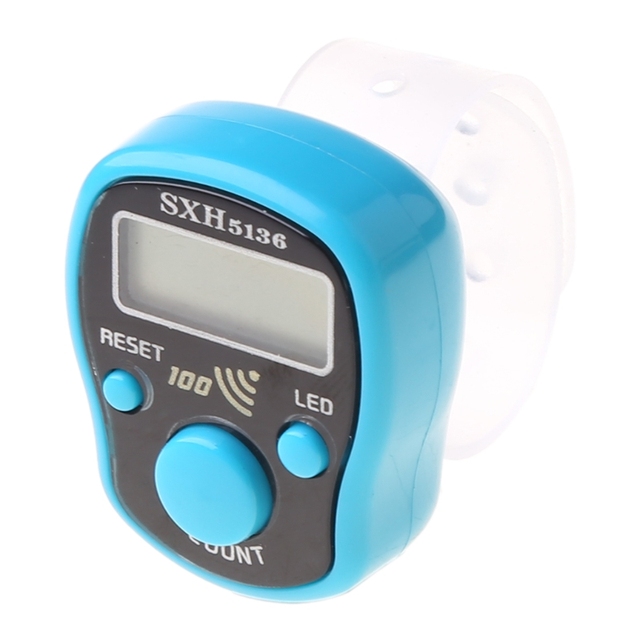 Led Finger Tally Counter Digital Electronic Tasbeeh Counters Lap Track ...