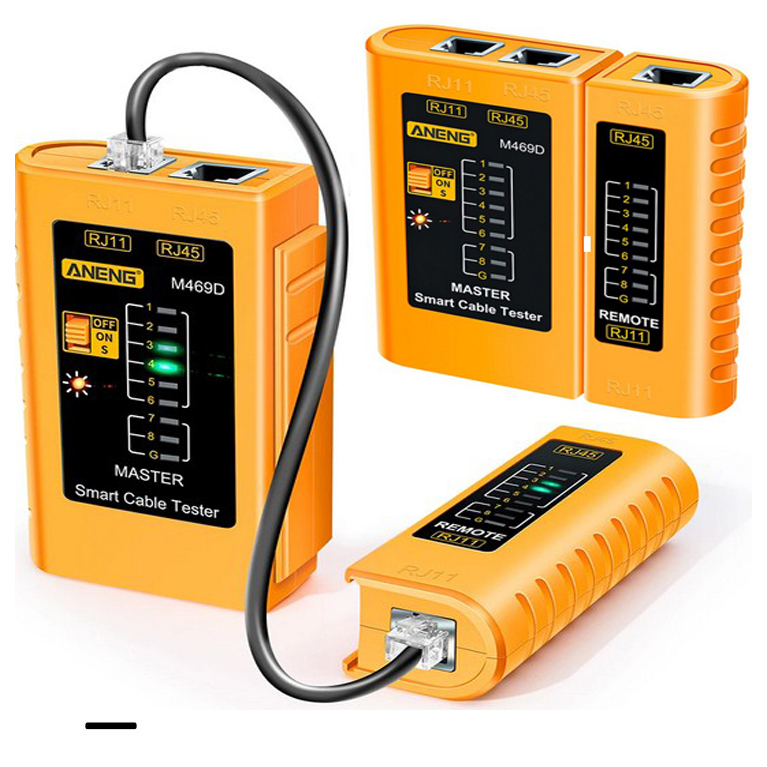 Handheld Network Cable Tester with LED Indicator RJ11 Testing Tool ...