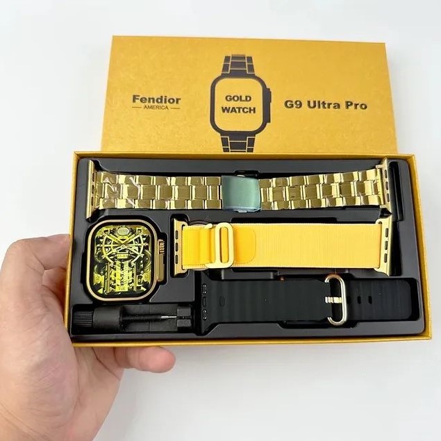 Fendior smart G9 Ultra Max Golden New 2023 SmartWatch | Daraz.lk