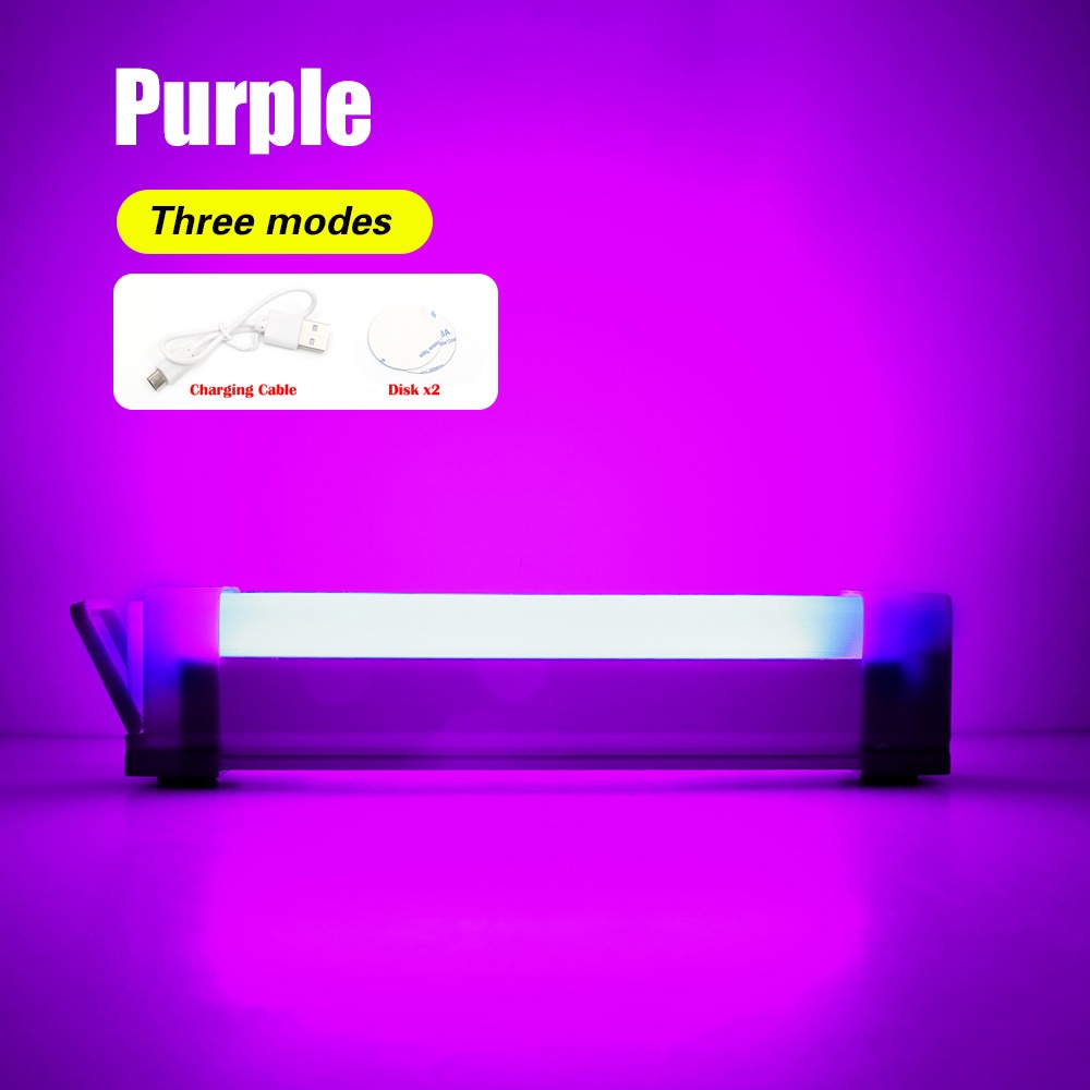 Free Installation LED Photo Fill Light Tube USB Chargable Powered Press ...