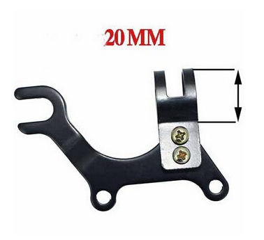 Bicycle Disk Brake Bracket Adapter Frame Bracket Adjustable Bike Holder ...