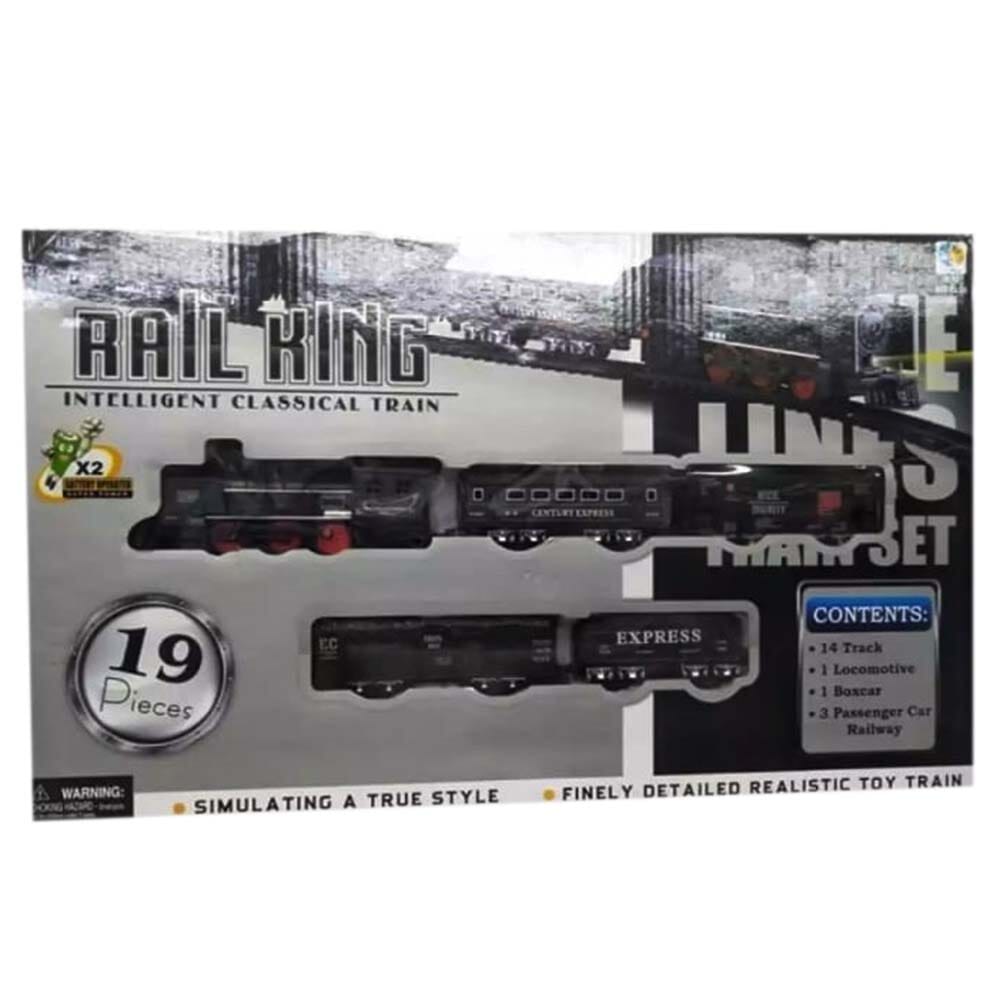 Big Train Set With Front Light - Black | Daraz.lk