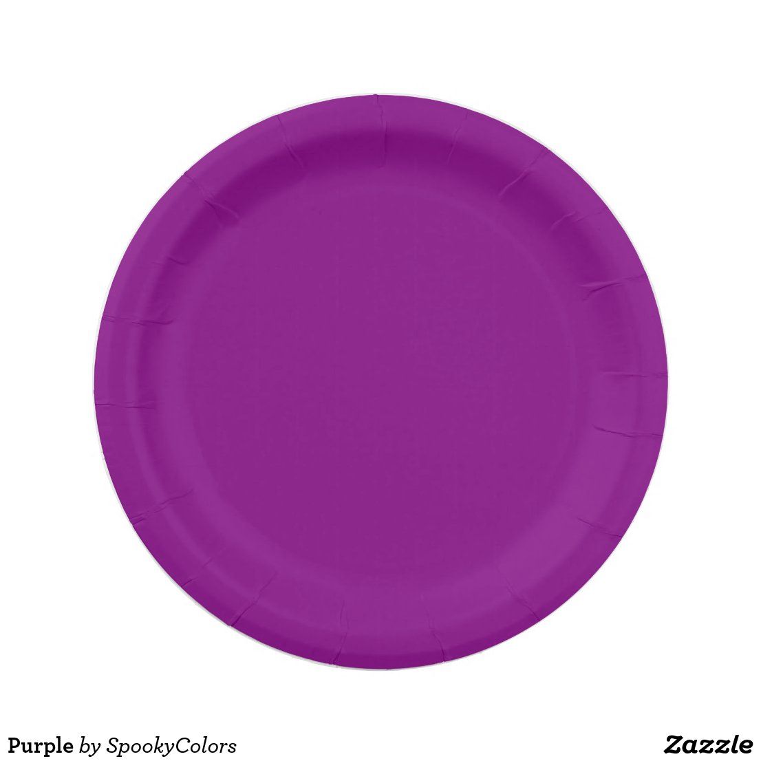 10 Pcs Plain Color Paper Plates (7 inch / 9 inch) - Disposable Party ...