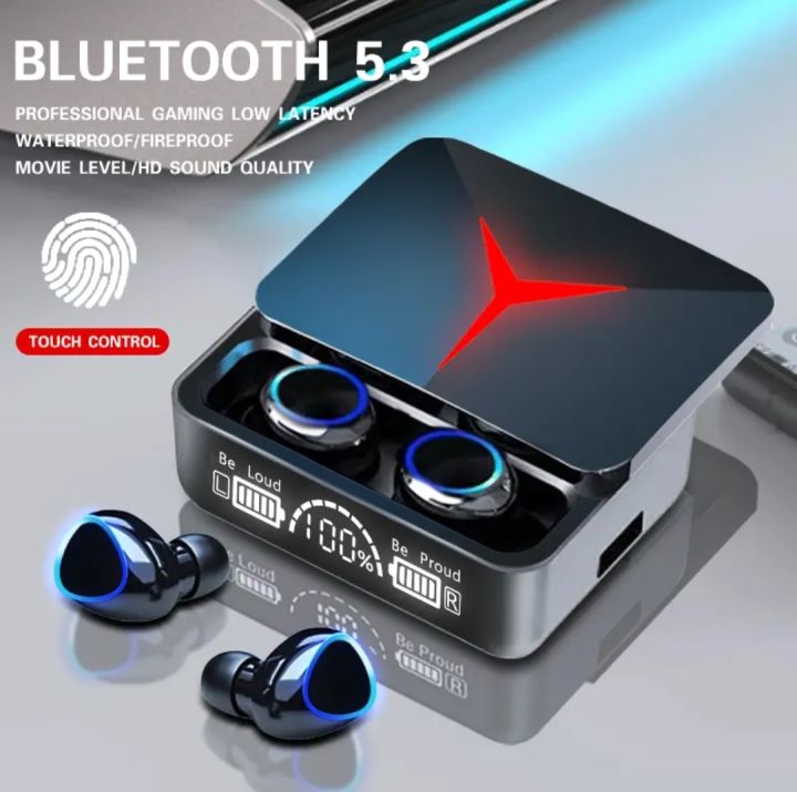 M90 Pro Digital Wireless Earbuds Full Set with Box - Airdotspro TWS ...