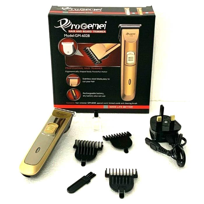 Geemy Rechargeable Trimmer Hair Cordless Beard Professional Clippers ...