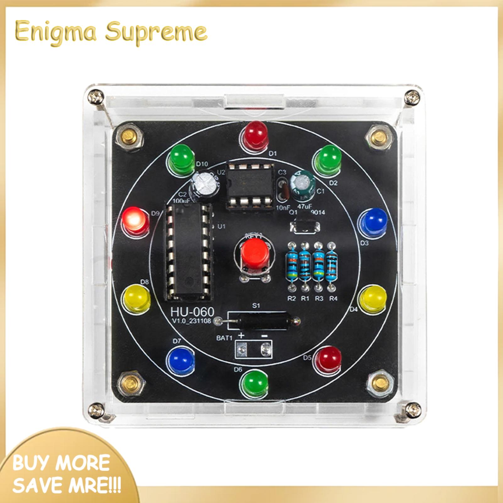 Enigma- 10 Led Lucky Rotary Suite Components Diy Led Wheel of Fortune ...