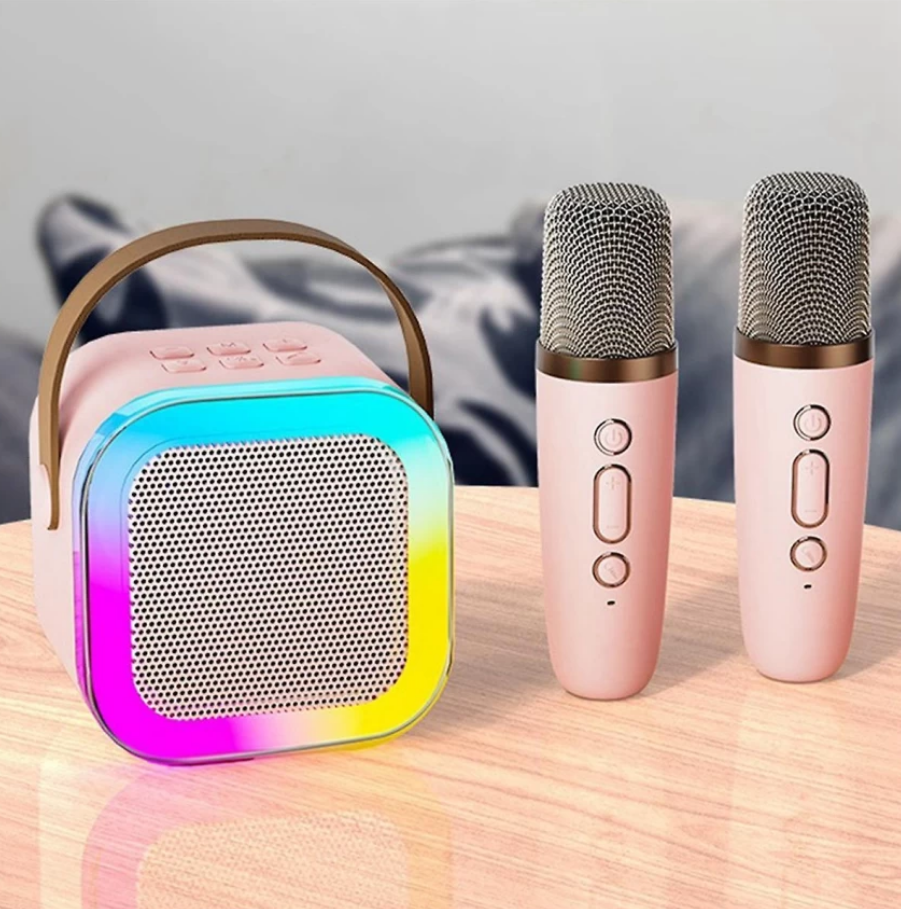 K12 Dual mic😍 karaoke speaker/ K12 karaoke speaker/ Colorful karaoke ...