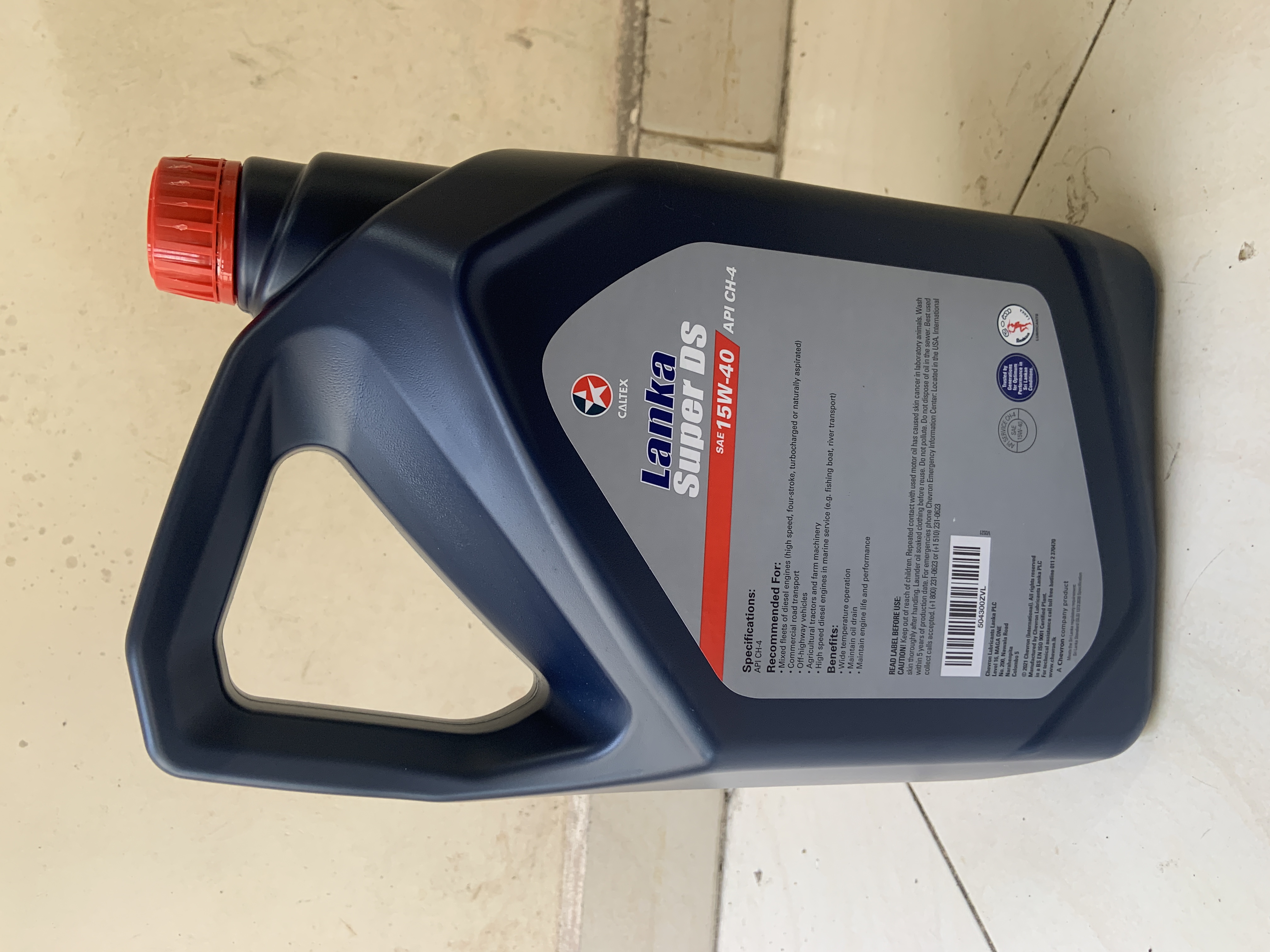 Caltex DS 40 15W-40 Diesel Engine Oil (6L) | Daraz.lk