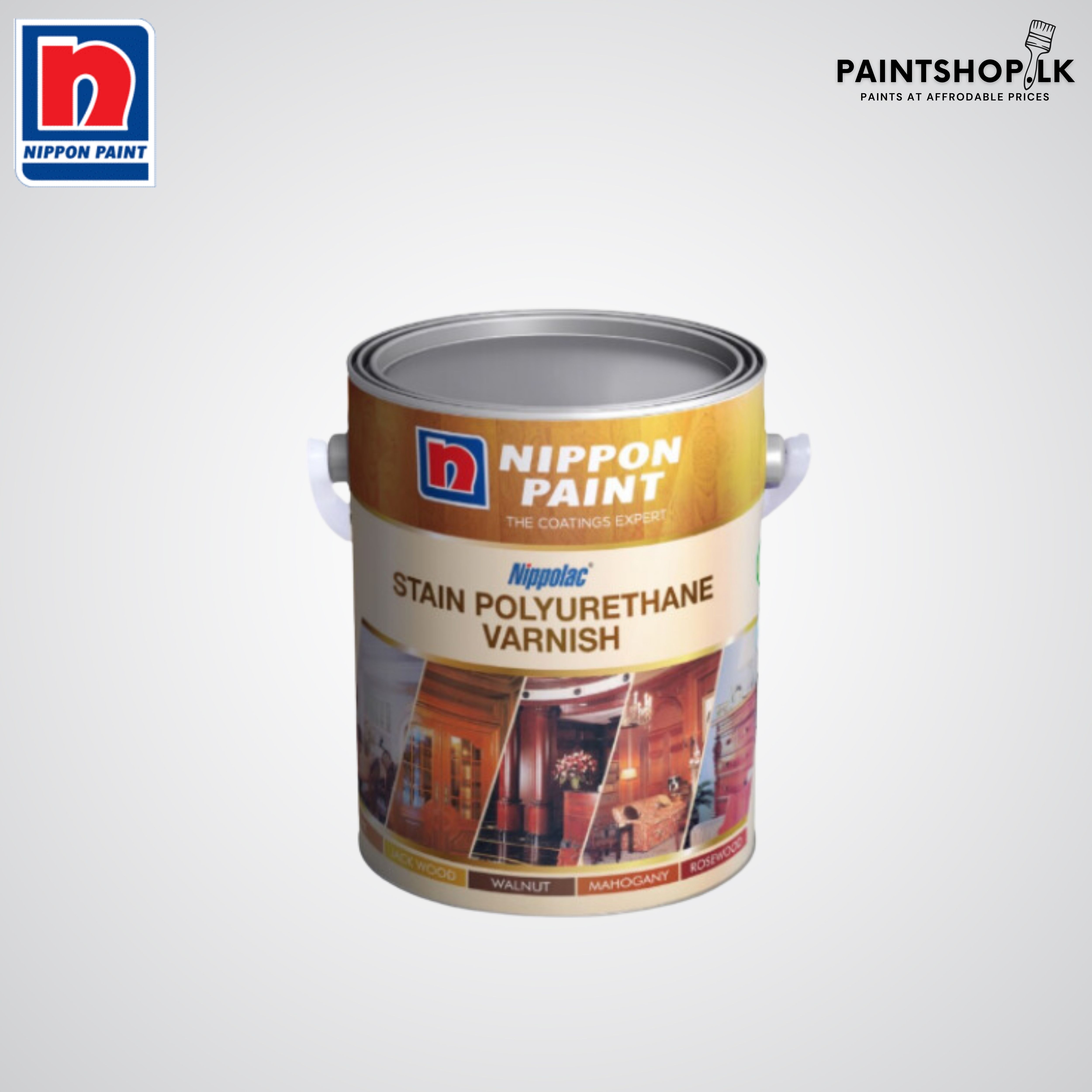 Nippolac Stain Polyurethane Varnish Colours 1L | Daraz.lk