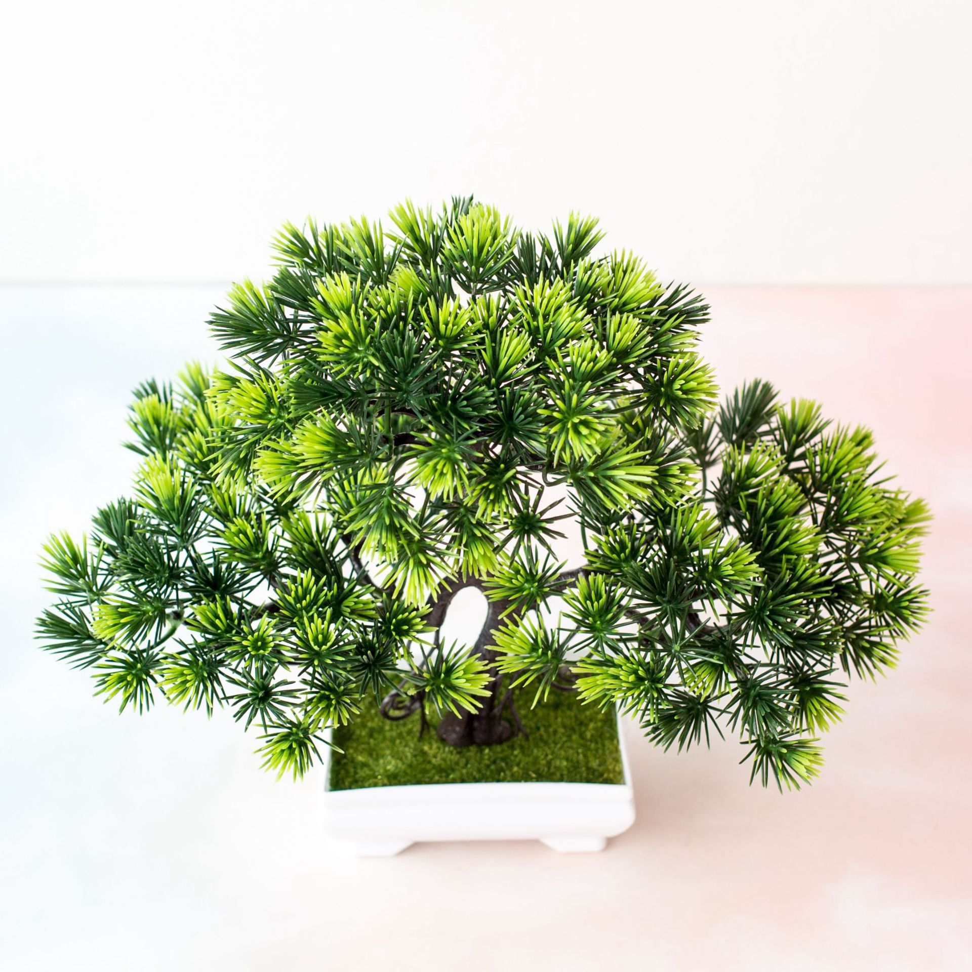 39styles Small Medium Large Green Artificial Plants Bonsai Plastic Pine ...