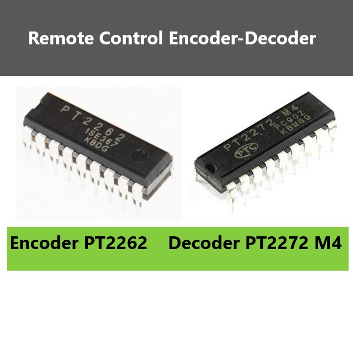Remote Control Encoder PT2262 & Decoder PT2272 | Daraz.lk