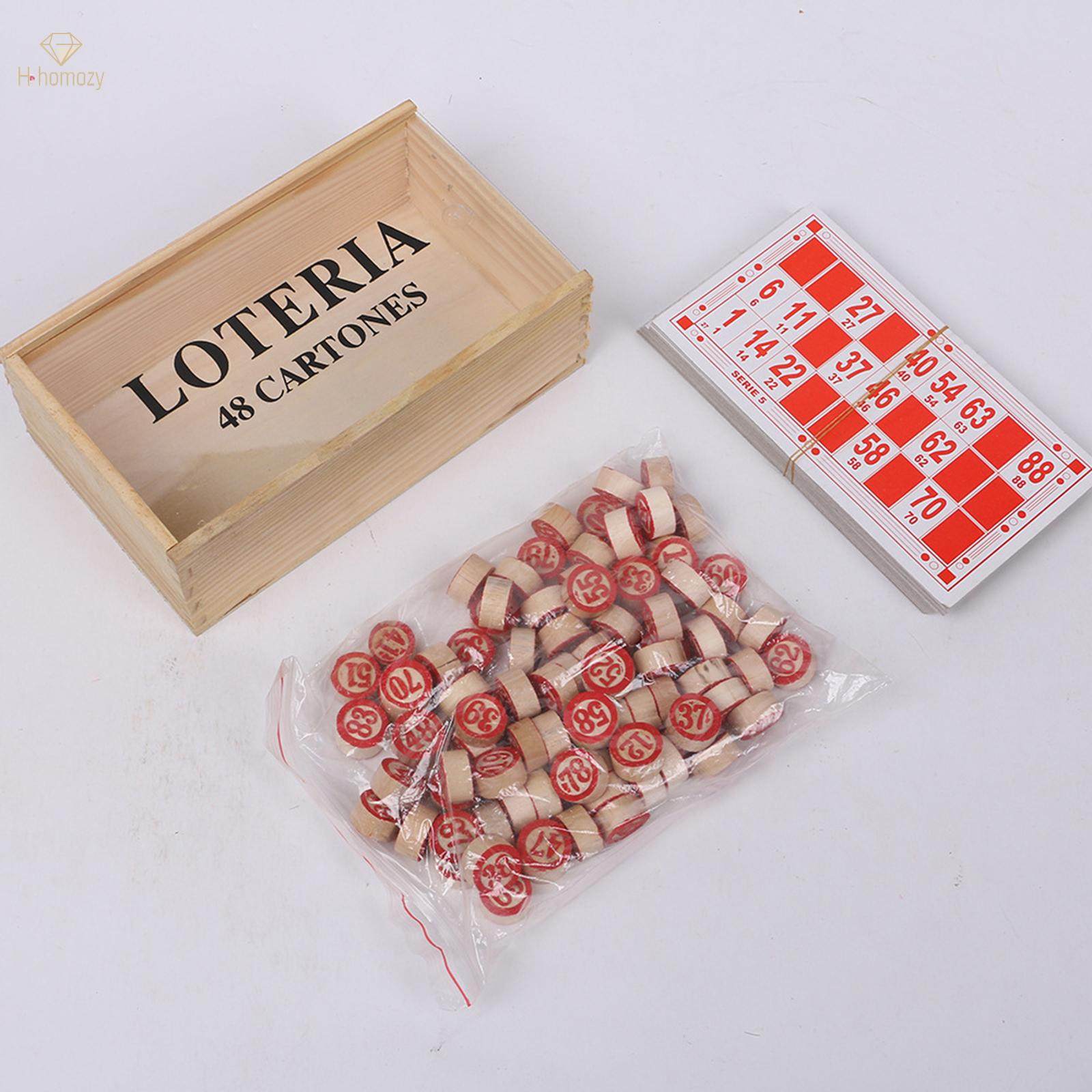 Lottery Bingo Game Russian Lotto Game Bingo Game Set for Friends | Daraz.lk