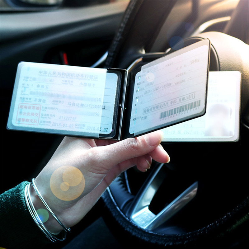 High Luxury Driver License Holder Case Women Men Car License ID Card ...