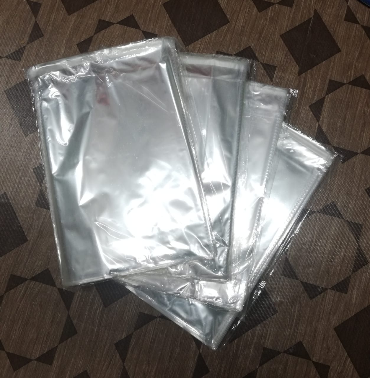 100pcs 9.5x12" Clear Transparent Polythene Gift Packing Bag with Self ...