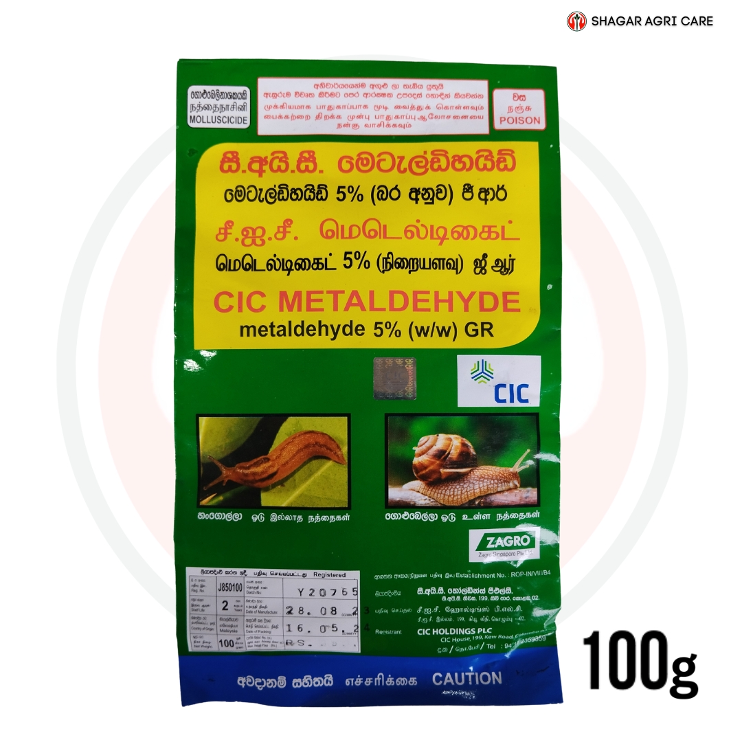 CIC METALDEHYDE 100g Snails and Slugs Controller in Plants | Daraz.lk