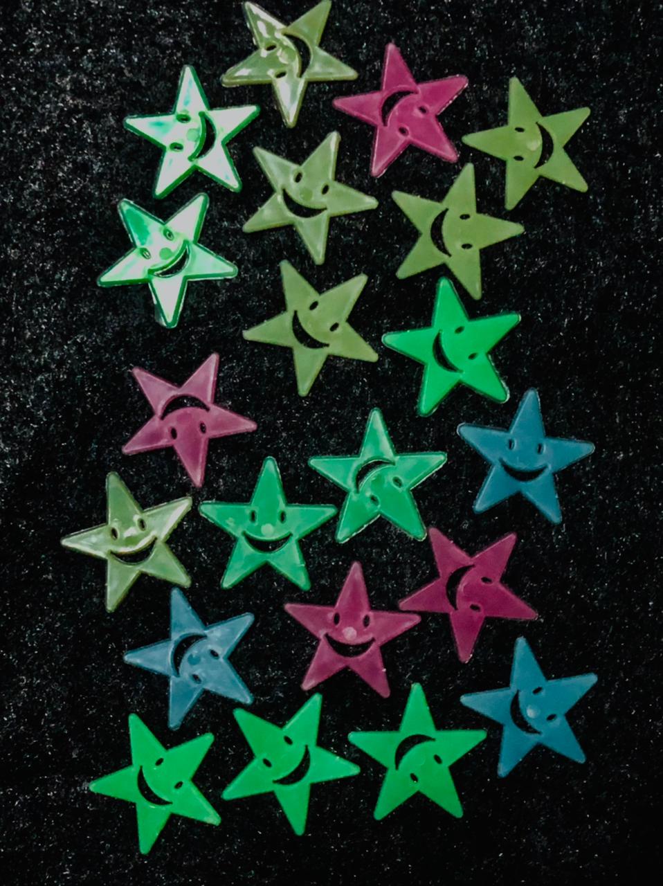 High Quality Radium Butterfly, Stars, moon, stickers Glow in Dark Toys ...