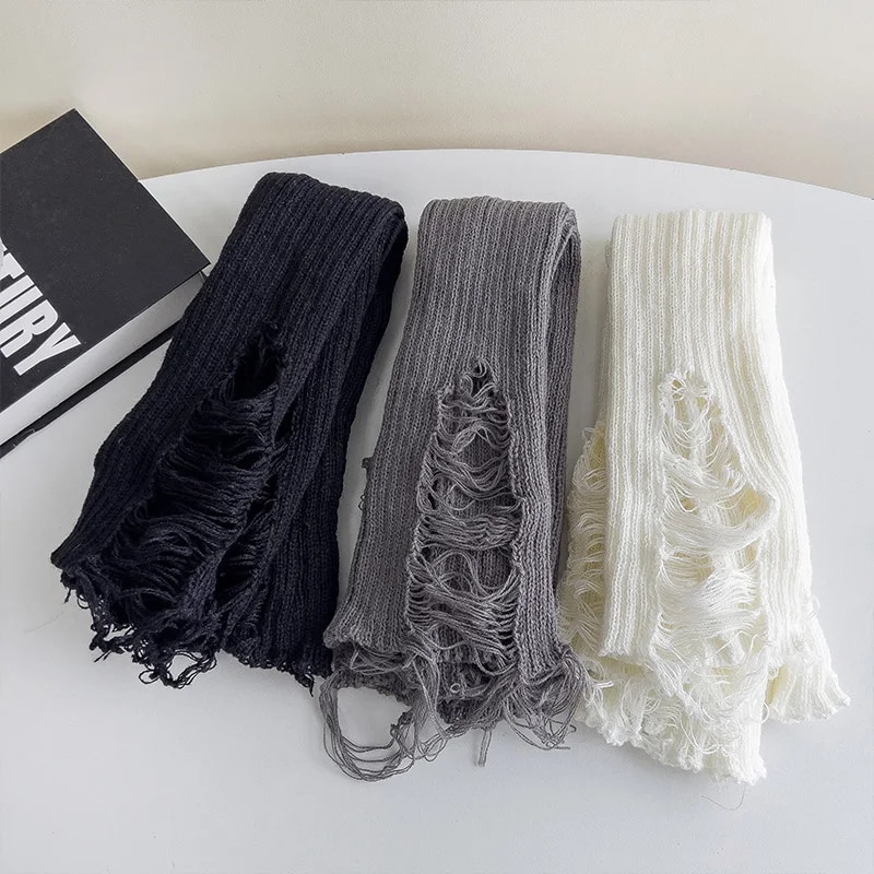 Y2K Harajuku Style Japanese Lolita Leg Warmers Women Ankle Warmer Girls Gothic Long Socks Thin ...