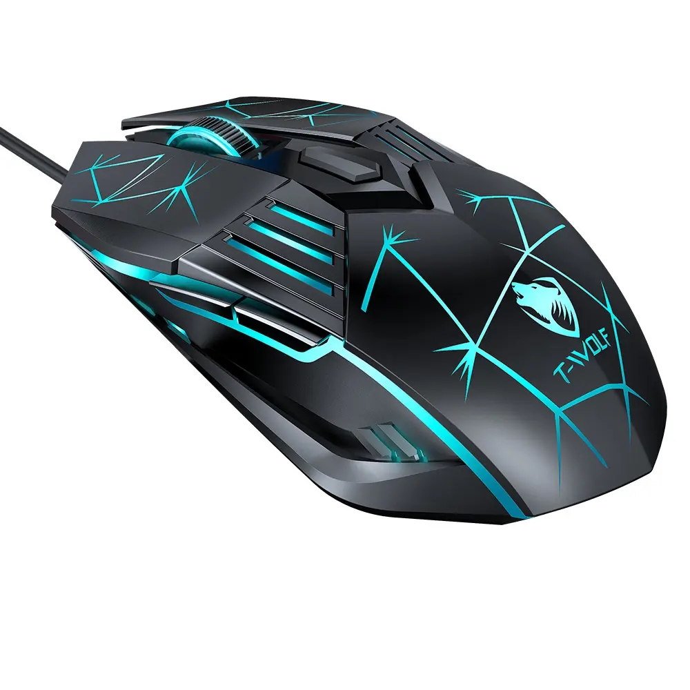 T-WOLF G560 Wired LED Gaming Mouse | Daraz.lk