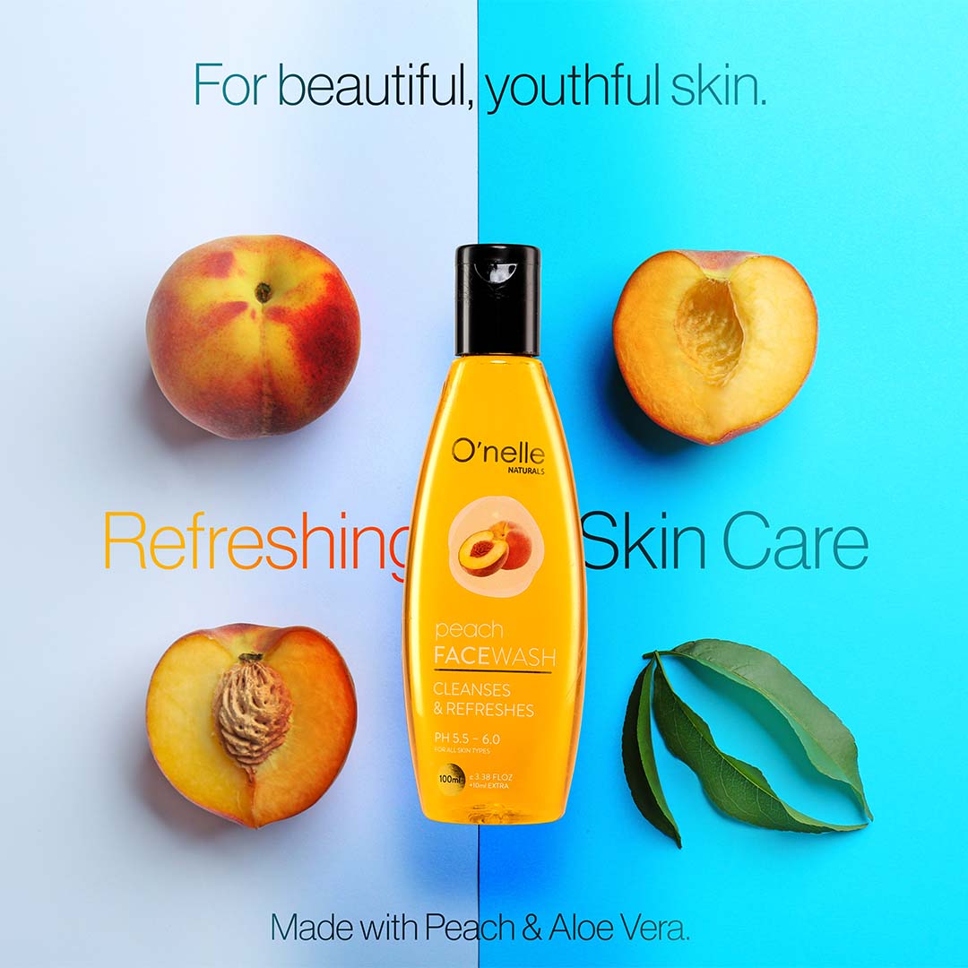 Onelle Naturals Peach Face Wash 100ML | Daraz.lk