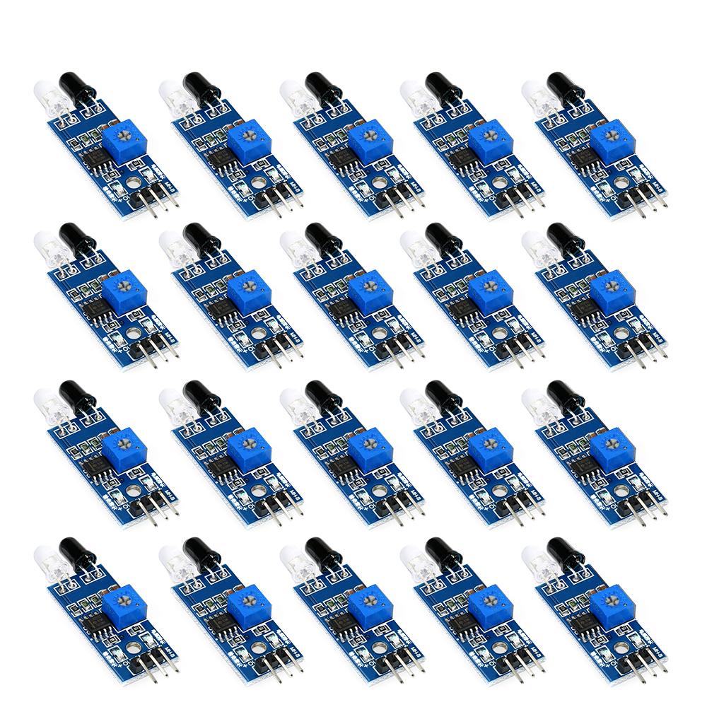 20pcs IR Infrared Sensor Modul-e Obstacle Avoidance Modul-e Board for ...