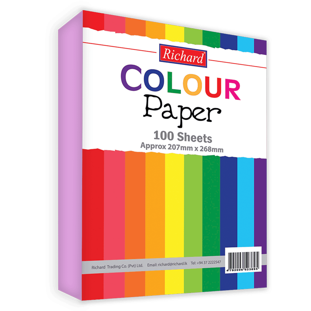 Richard Colour Paper A4 - Lavender (100 Sheets) | Daraz.lk