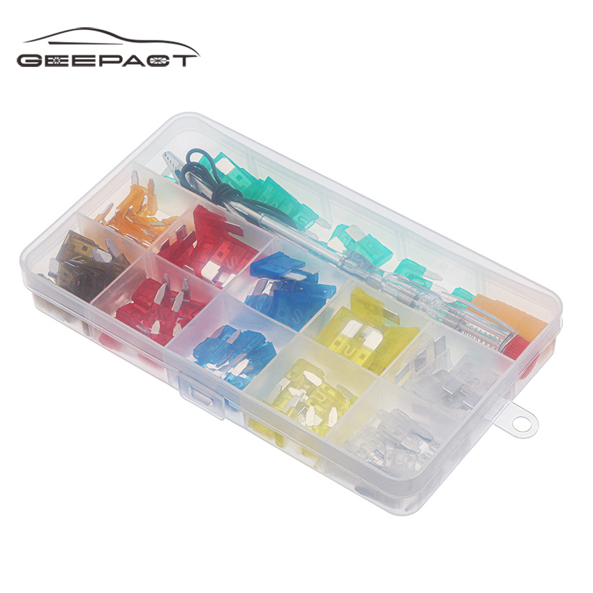 Geepact 110 PCS Car Fuse Blade Fuse Assortment Kit Assorted Replacement ...