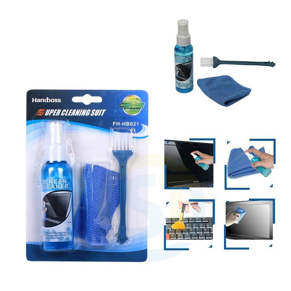 Screen Cleaner solution spray kit for LCD / LED / TV's / Laptops ...
