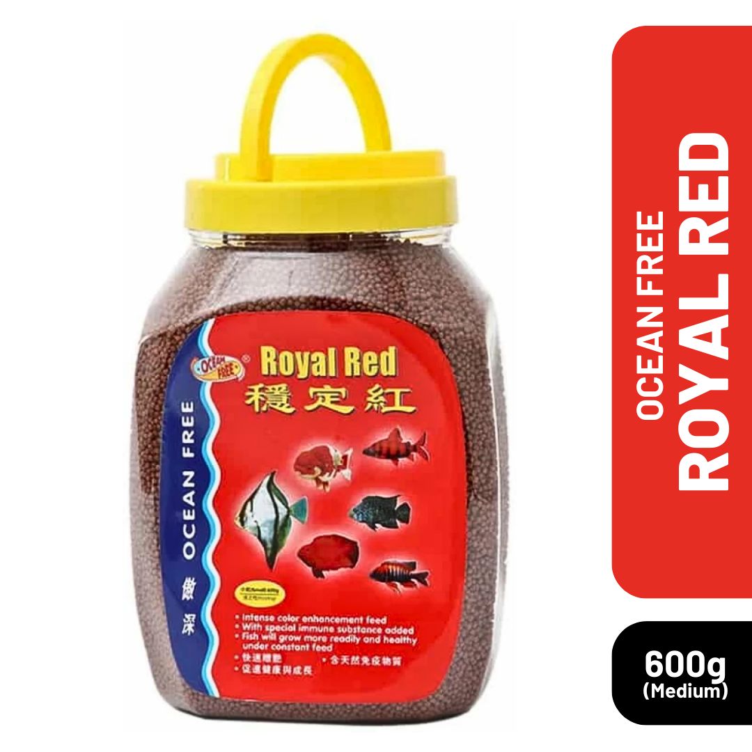 Ocean Free Royal Red Fish Food(Medium) (600g) | Daraz.lk