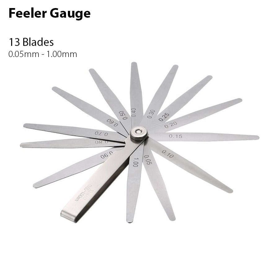 Feeler Gauge Measuring Thickness - 13 Blades - 0.05 - 1.00mm | Daraz.lk