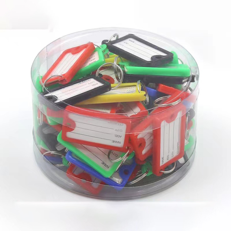 30pcs Square Color Plastic Key Tag | Daraz.lk