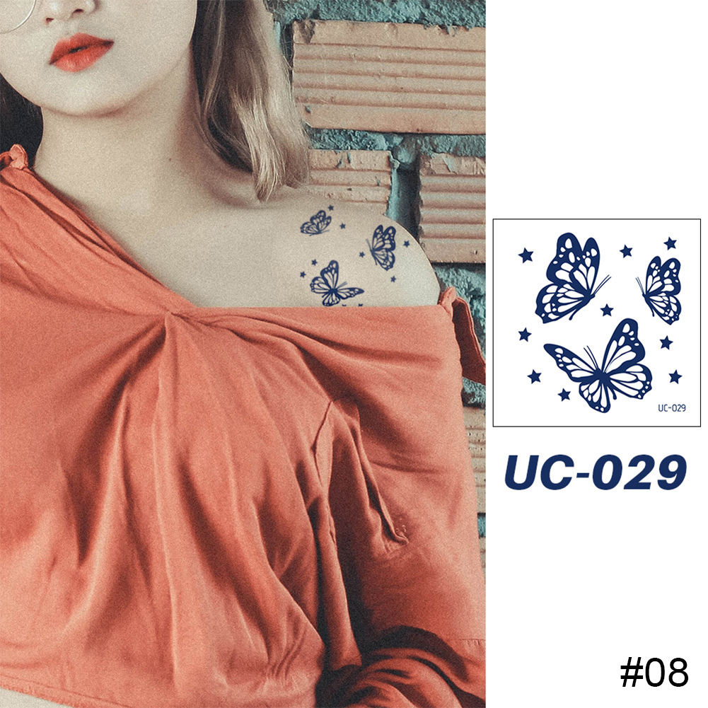 Small Fresh Single Pattern Tattoo Stickers Waterproof Long Lasting ...