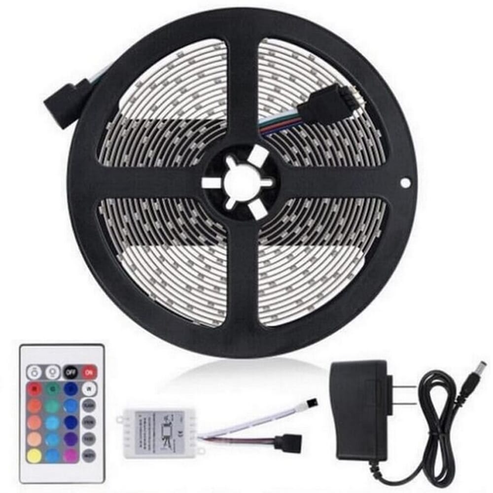 5M Multicolor LED Light Strip Color Changing Music Sync RGB Color for ...