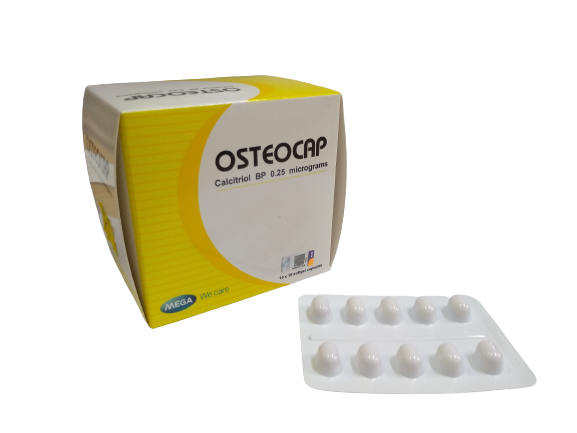 Osteocap (Calcitriol) 0.25mcg Capsule (10s / 10x10s) | Daraz.lk
