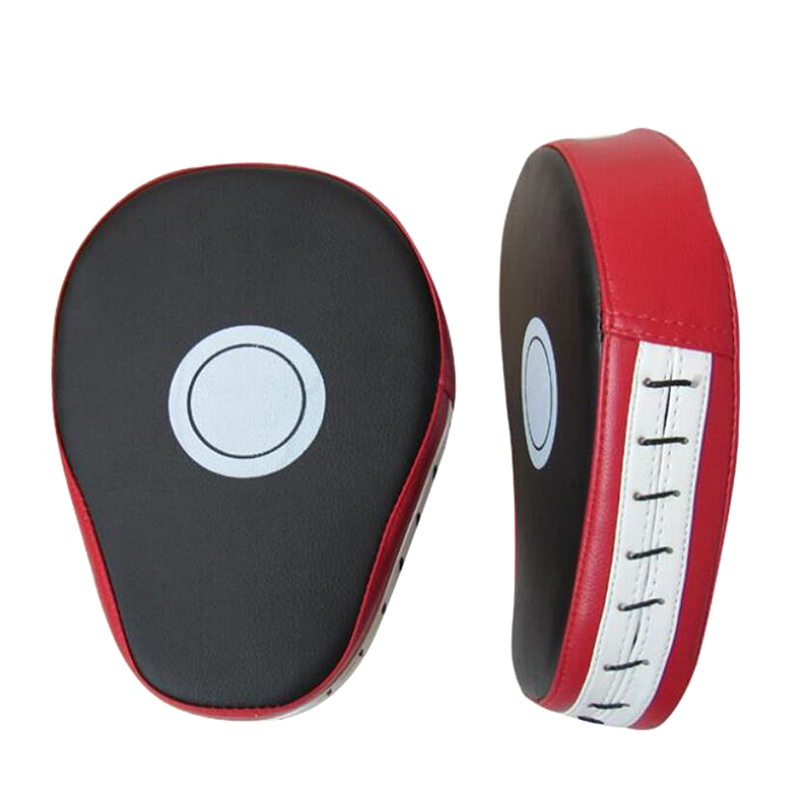 1Pc Kick Boxing Mitt Focus Gloves Pad Training Punch Target PU Leather ...