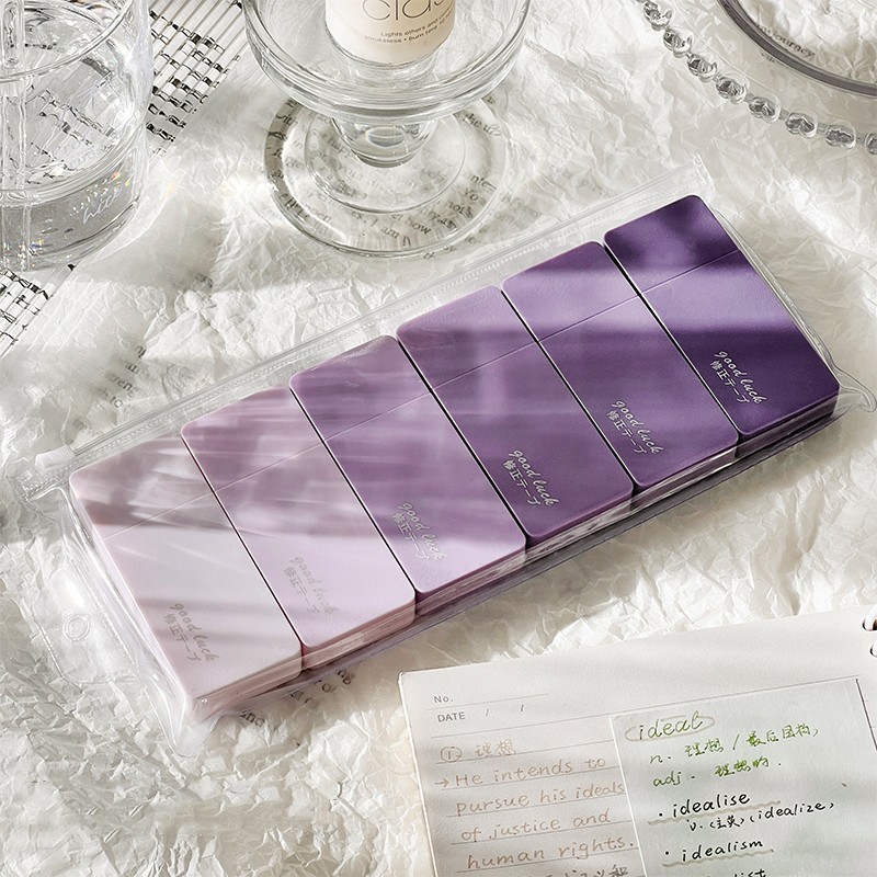 RHS Online Gradient 6 Colors 6M Correction Tape Quickly Stickup Smooth ...